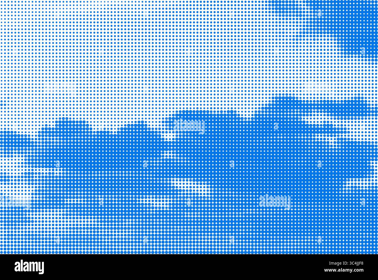 Pixel clouds on clear sky hi-res stock photography and images - Alamy