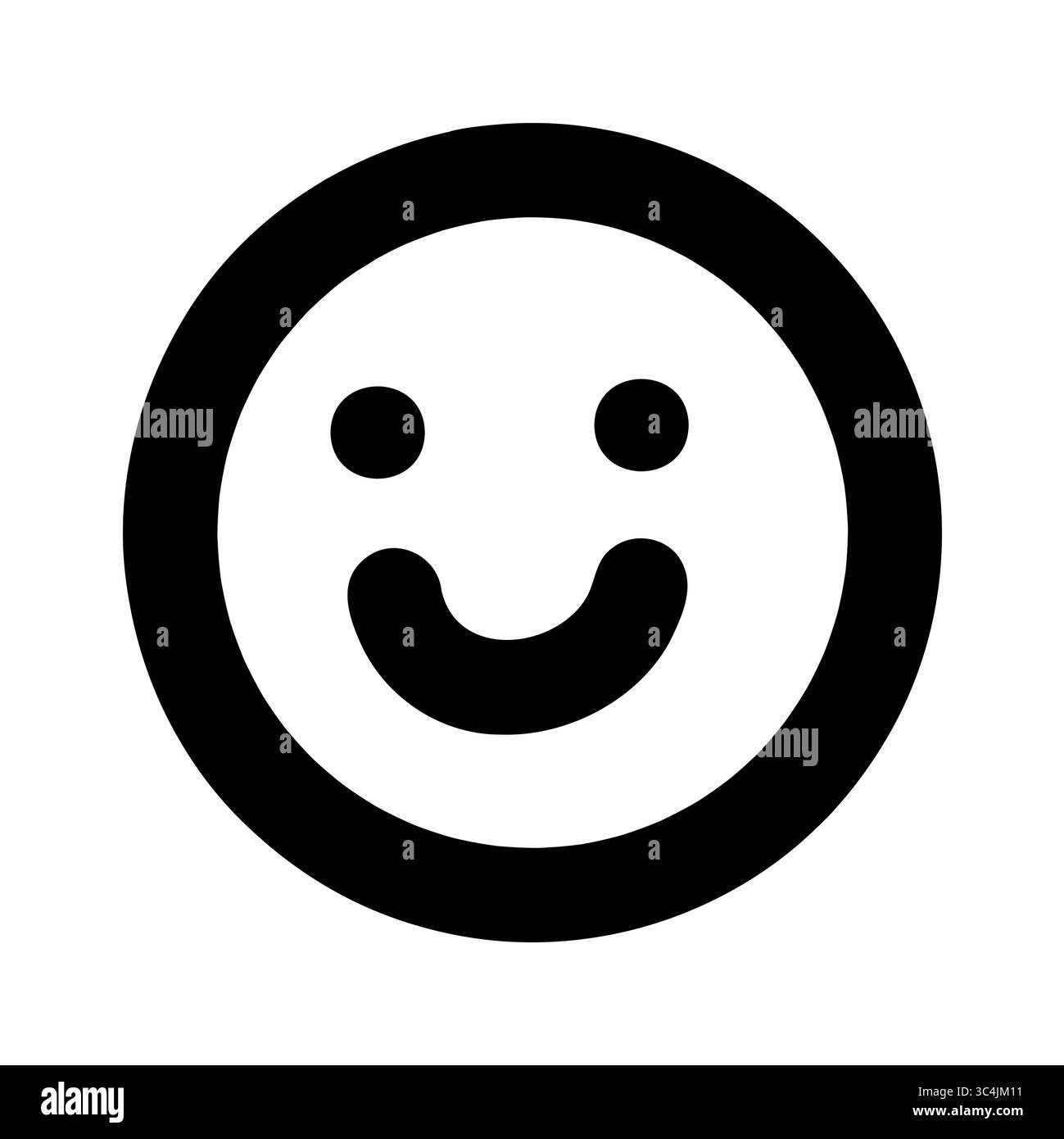 Happy smiley face doodle icon hand drawn style vector illustration ...