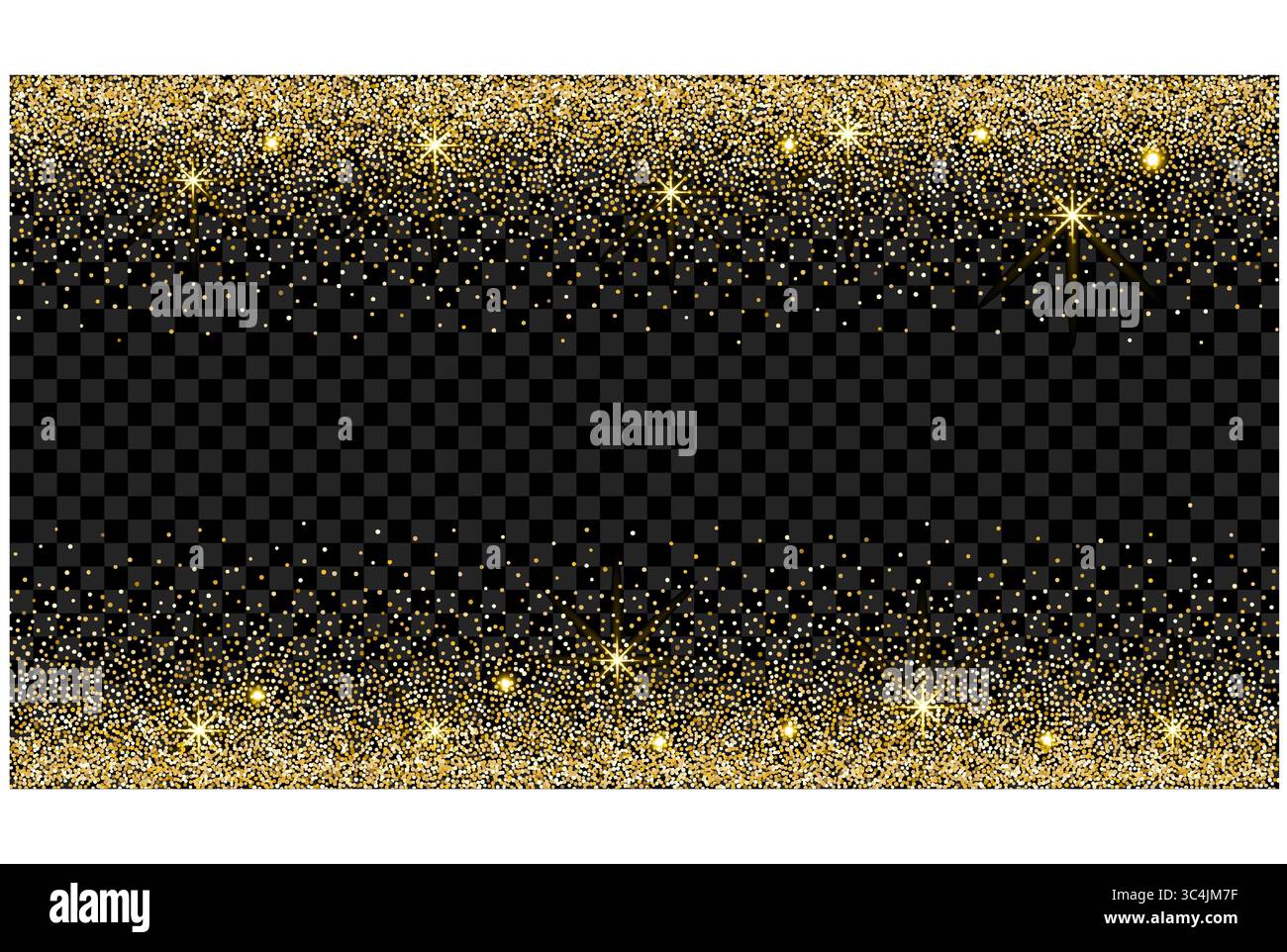 Abstract gold glitter background. Shiny shapes for elegant invitations ...