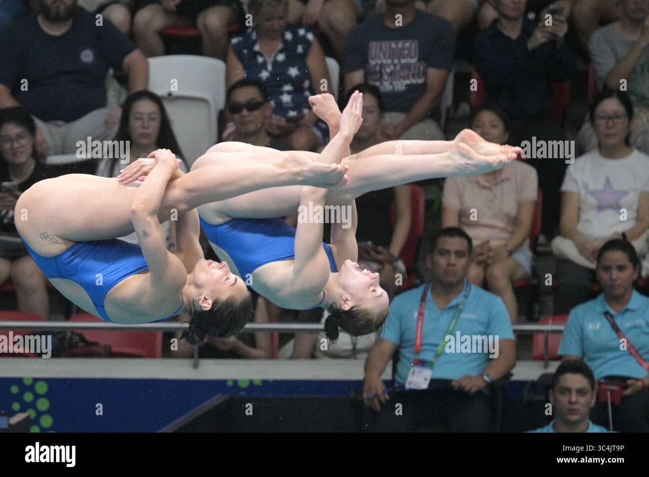 Singapore. 29th July, 2025. Yasmin Harper/Scarlett Mew Jensen of ...