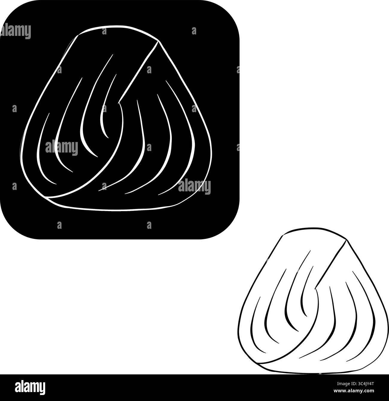 Hairstyle wavy curls Stock Vector Images - Alamy