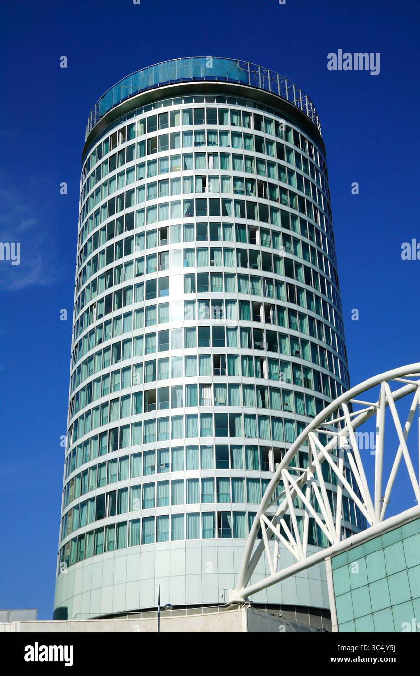 The Rotunda in Birmingham England UK at the shopping centre mall which ...