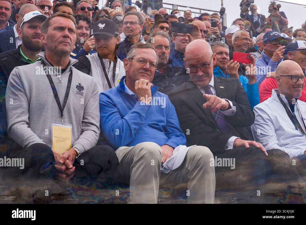 Ambassador Warren Stephens (left) and First Minister John Swinney ...
