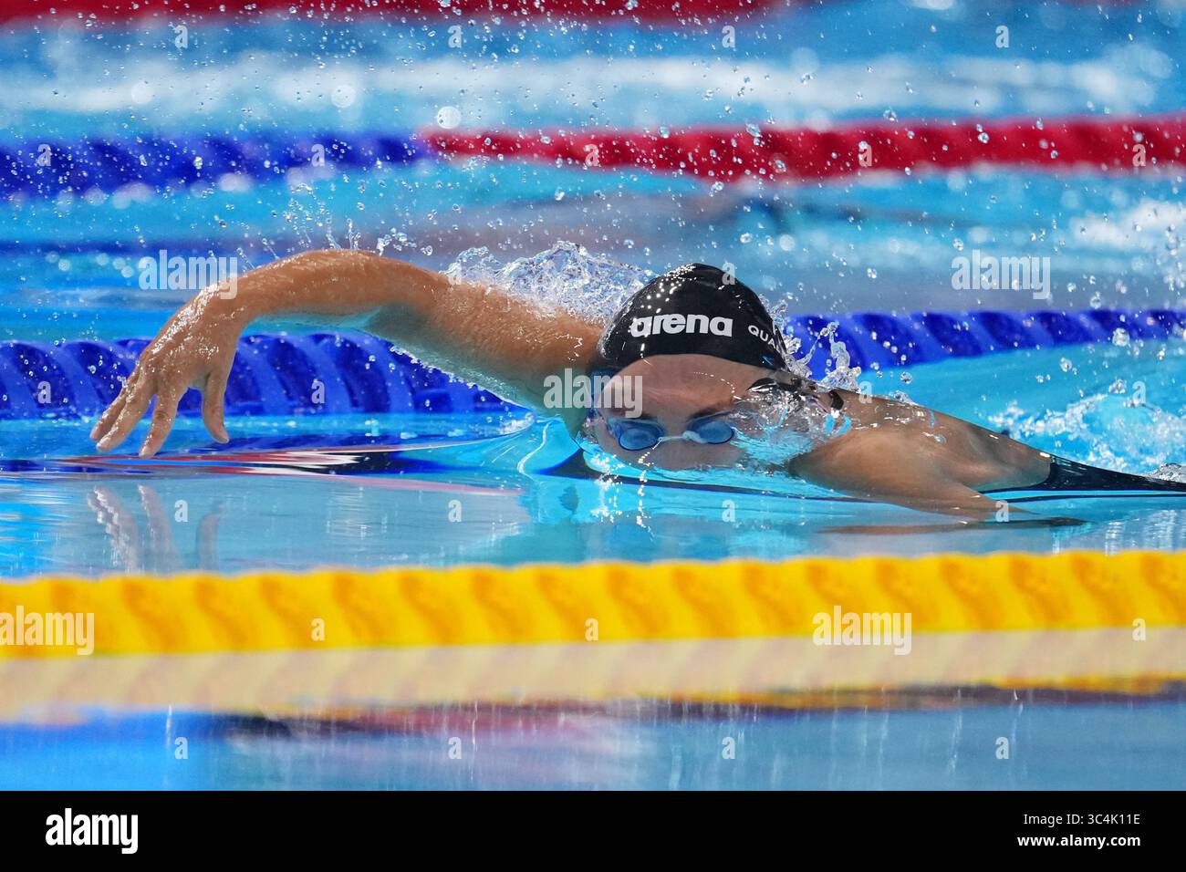 Simona Quadarella from Italy in action during Women's 1500 freestyle ...