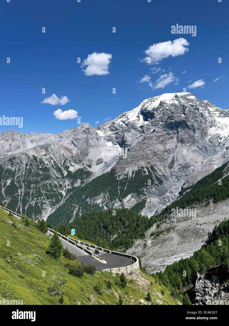 Rennrad Tour in den italienischen und Schweizer Alpen, Stilfser Joch ...