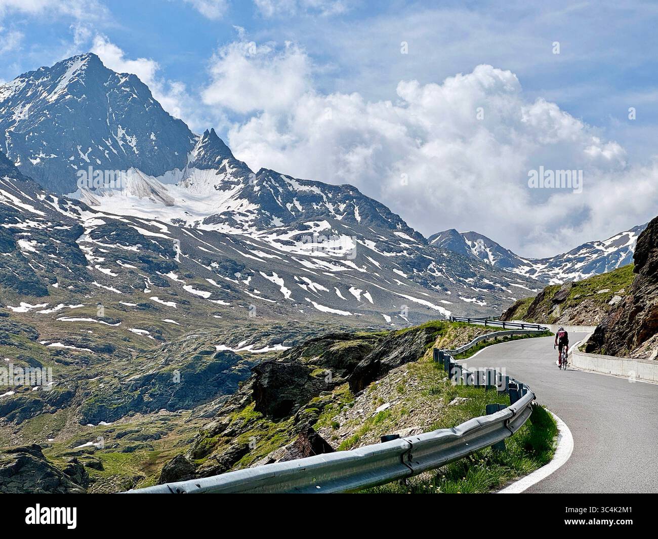 Rennrad Tour in den italienischen und Schweizer Alpen, Gavia Pass ...