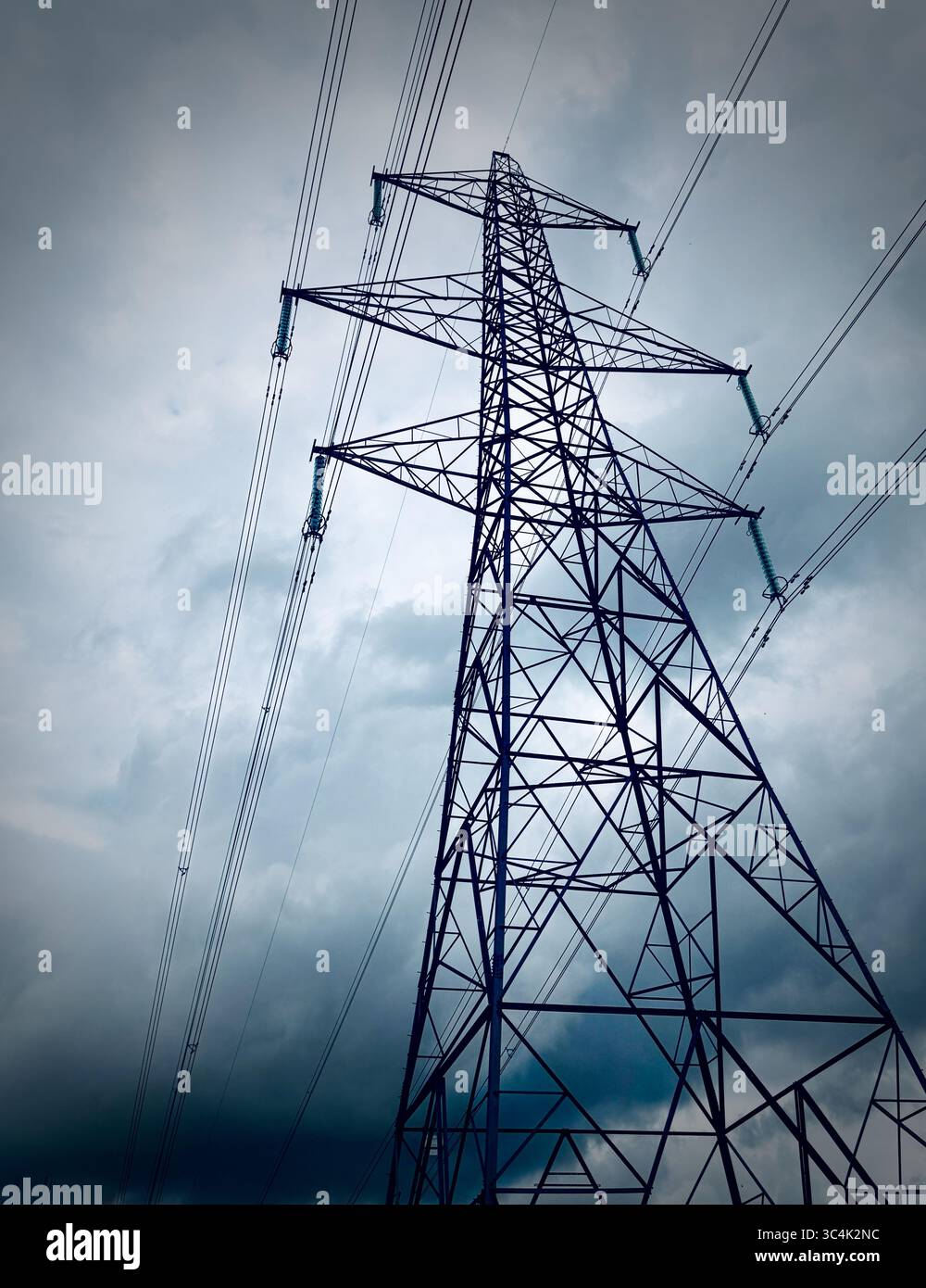Electricity power pylons in rural Oxfordshire Stock Photo - Alamy