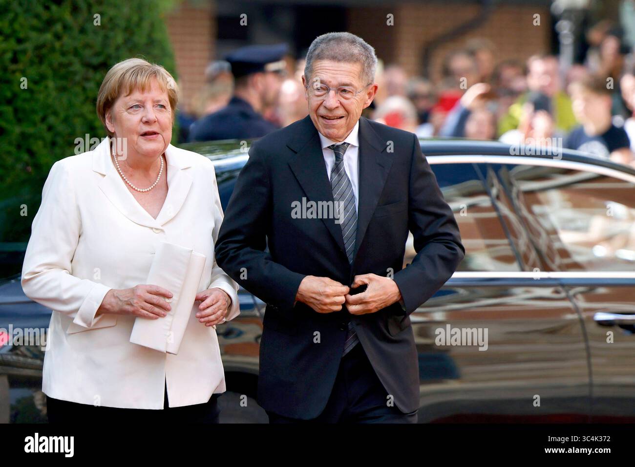 Ex-Bundeskanzlerin Angela Merkel CDU und ihr Ehemann Joachim Sauer bei ...