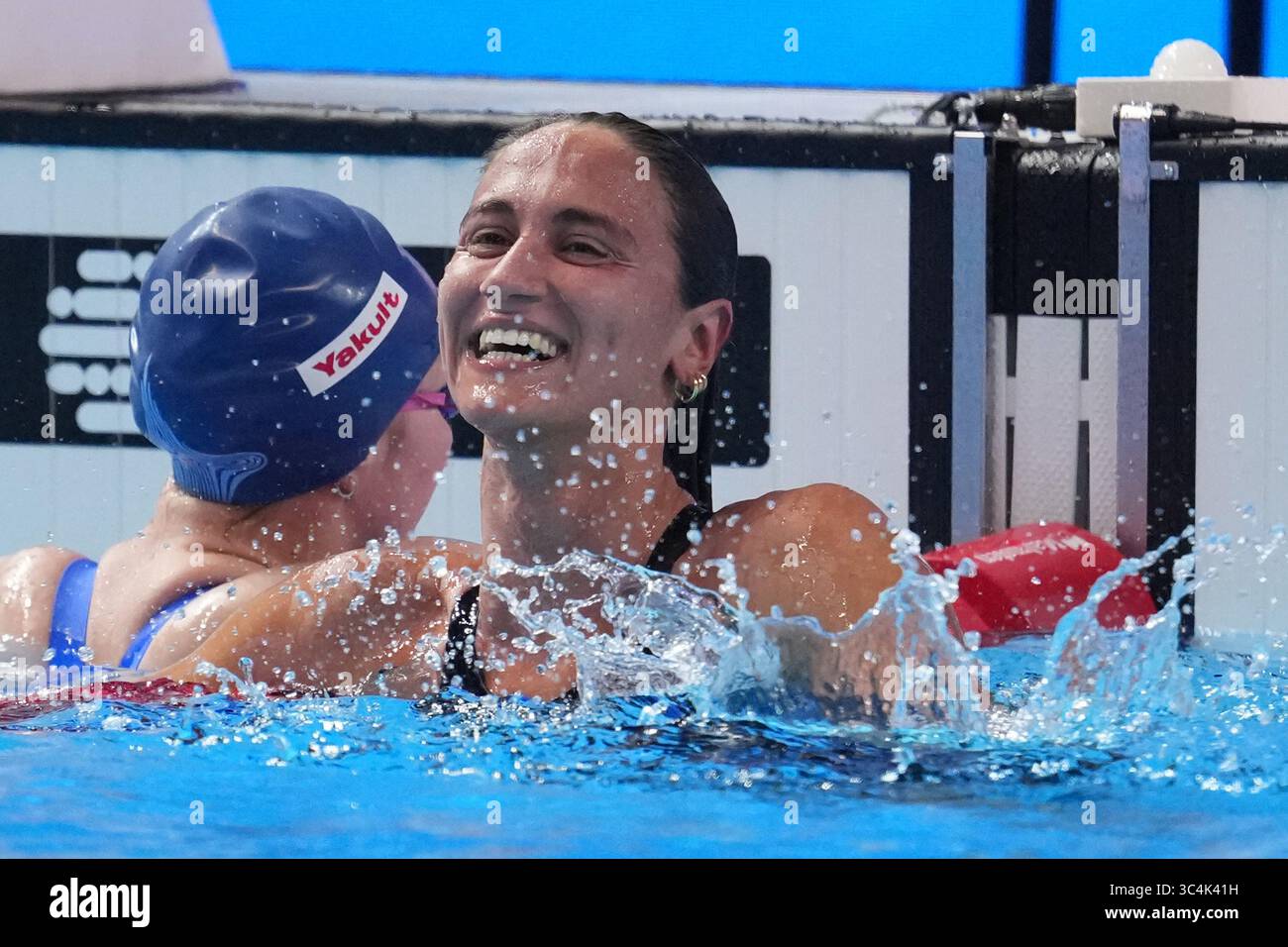 Simona Quadarella from Italy in action during Women's 1500 freestyle ...