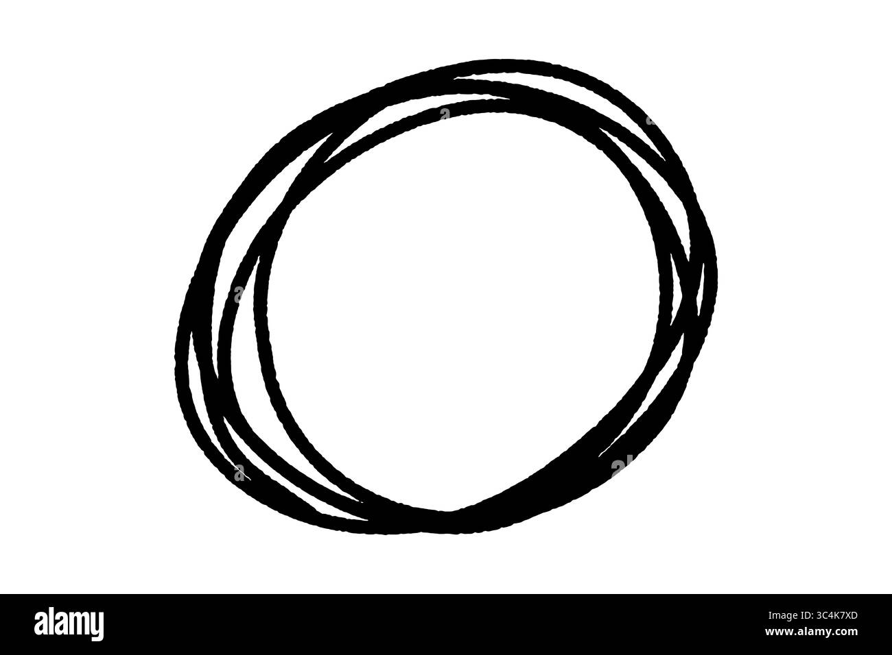 Vector round frame hand Black and White Stock Photos & Images - Alamy