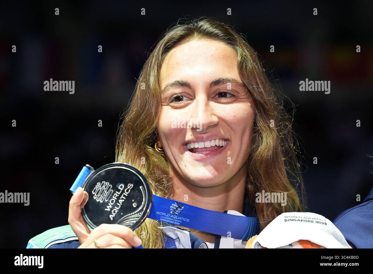 Singapore, Sin. 29th July, 2025. Simona Quadarella from Italy silver ...