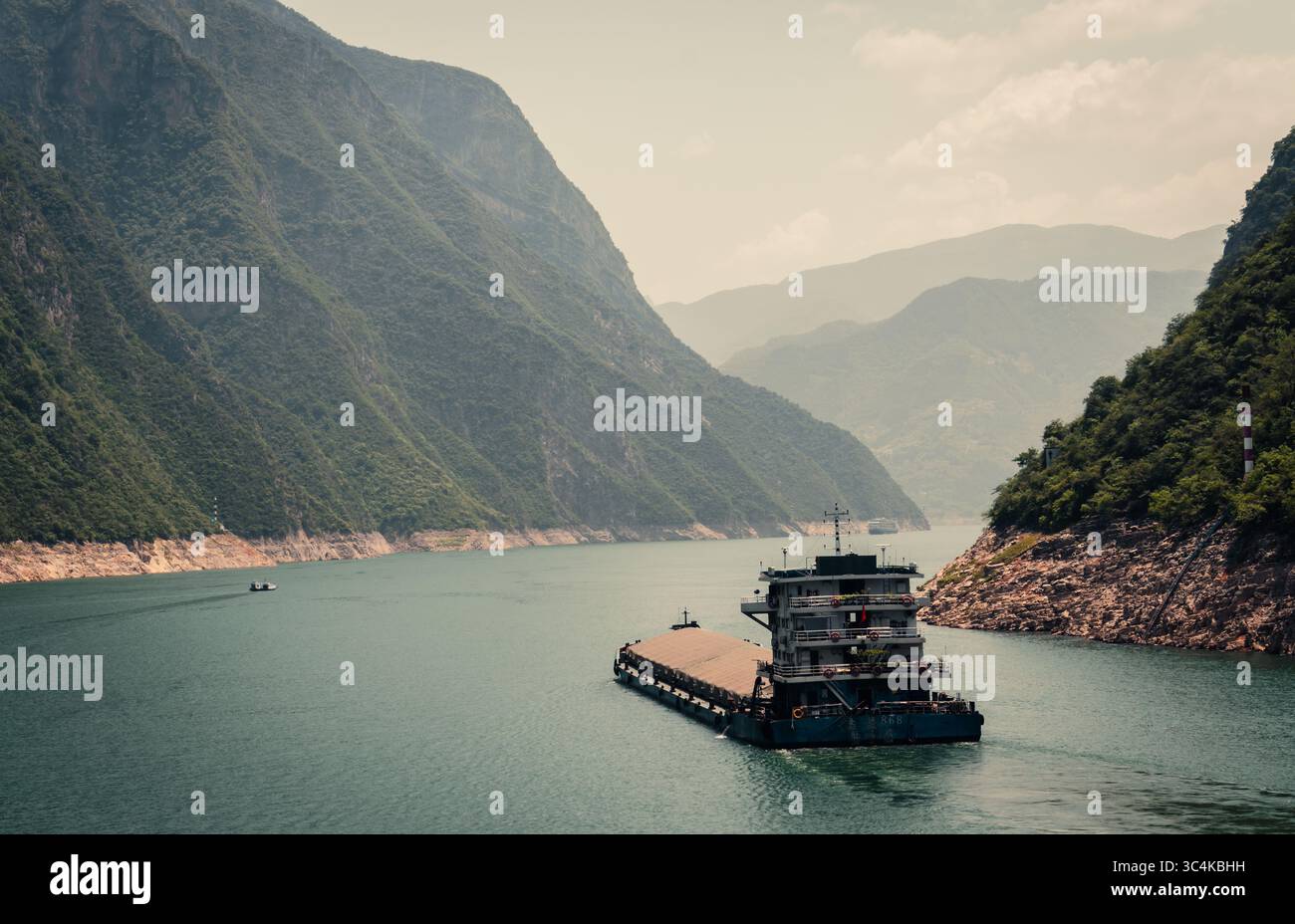 Yangtze River scenery in the Three Gorges region in the People's ...