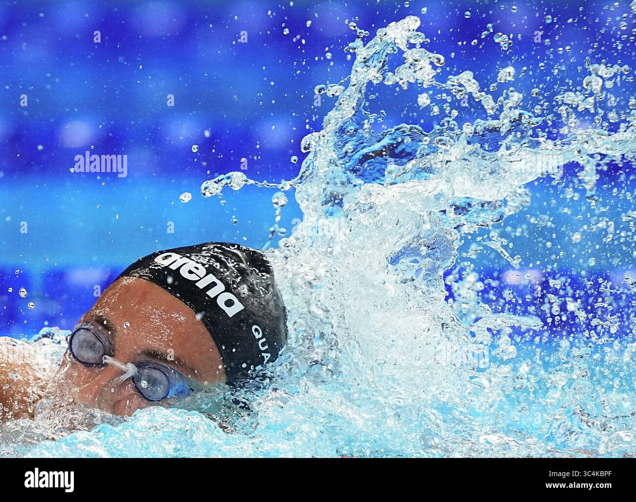 Singapore. 29th July, 2025. Simona Quadarella of Italy competes during ...