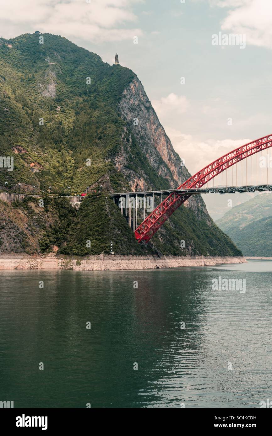 Yangtze River scenery in the Three Gorges region in the People's ...