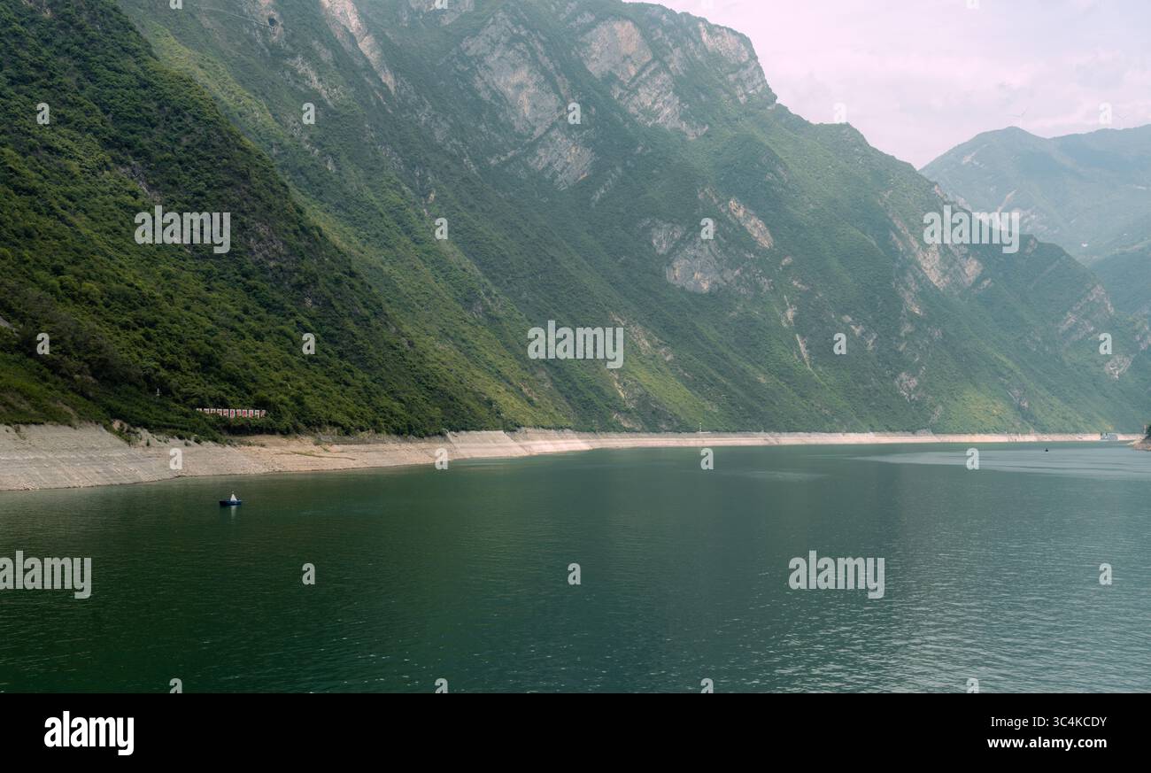 Yangtze River scenery in the Three Gorges region in the People's ...