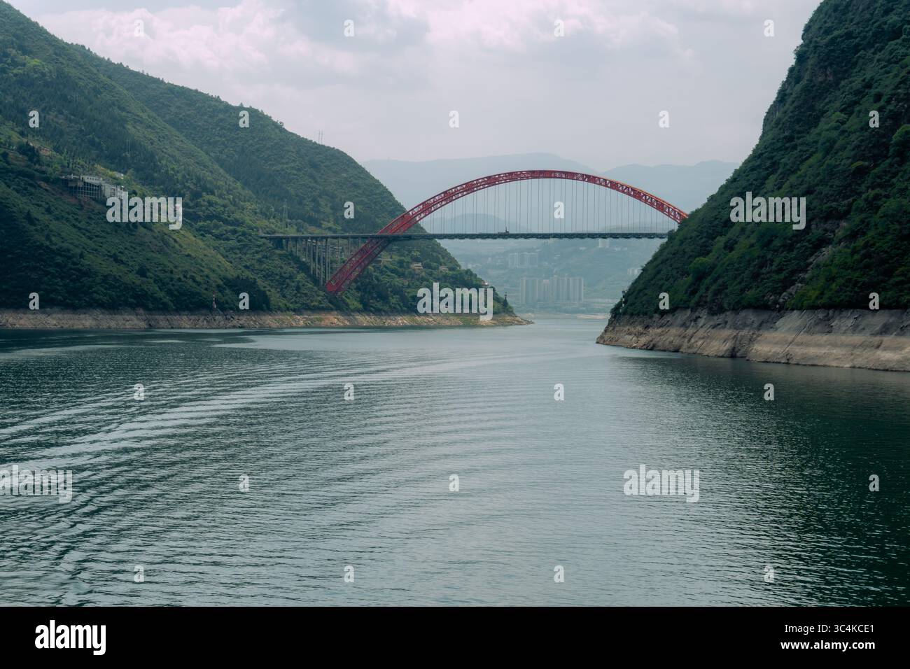 Yangtze River scenery in the Three Gorges region in the People's ...