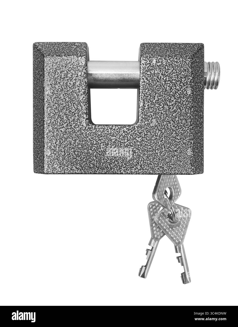 Padlock isolated on white background Stock Photo - Alamy