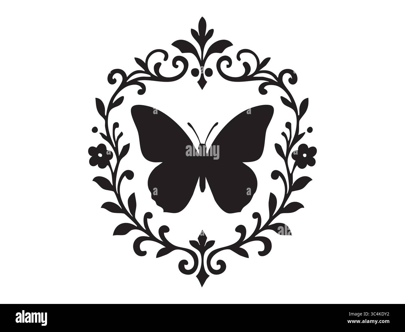 Ornamental framing Black and White Stock Photos & Images - Alamy