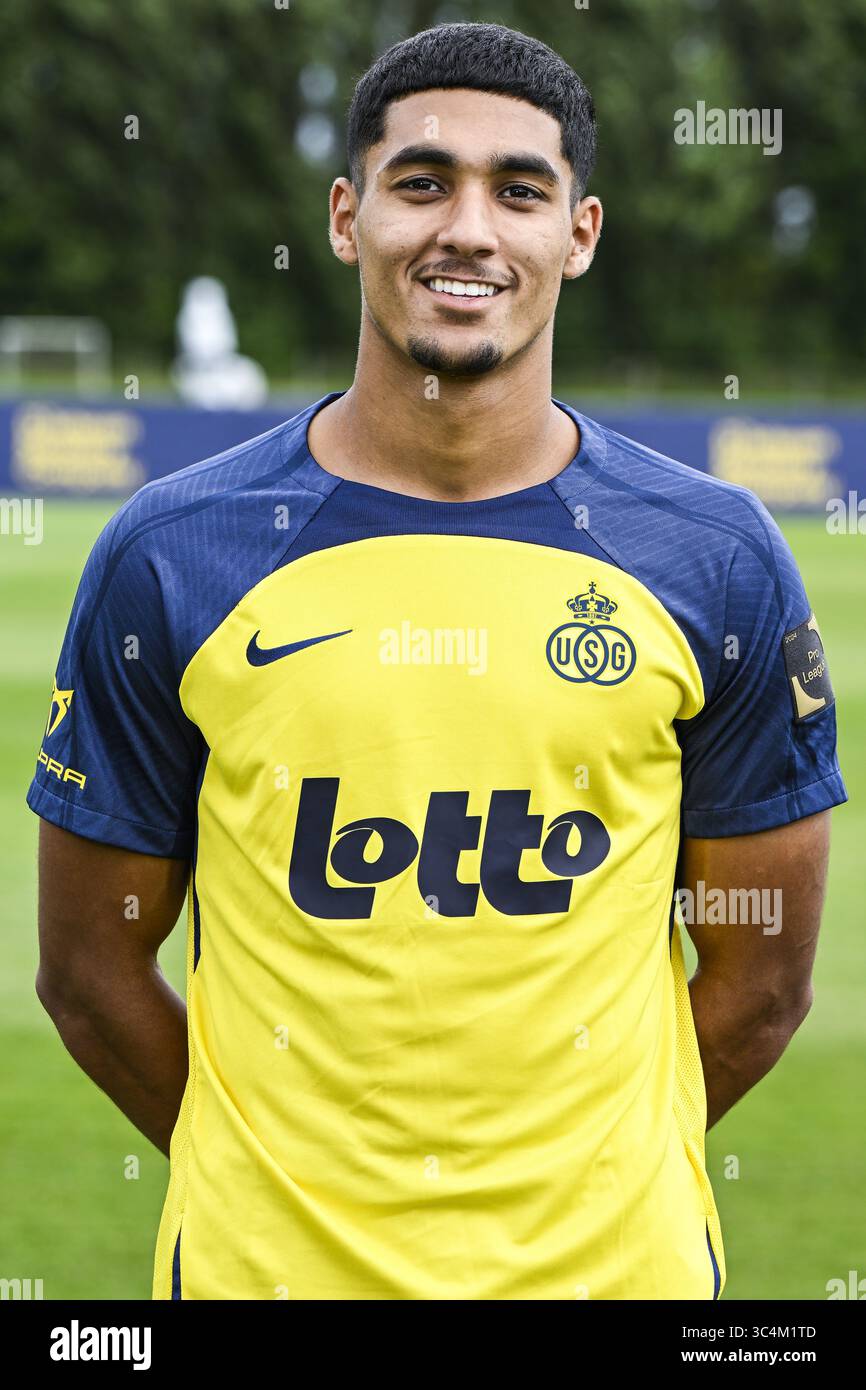 Brussels, Belgium. 29th July, 2025. Union's Anan Khalaili poses for a ...