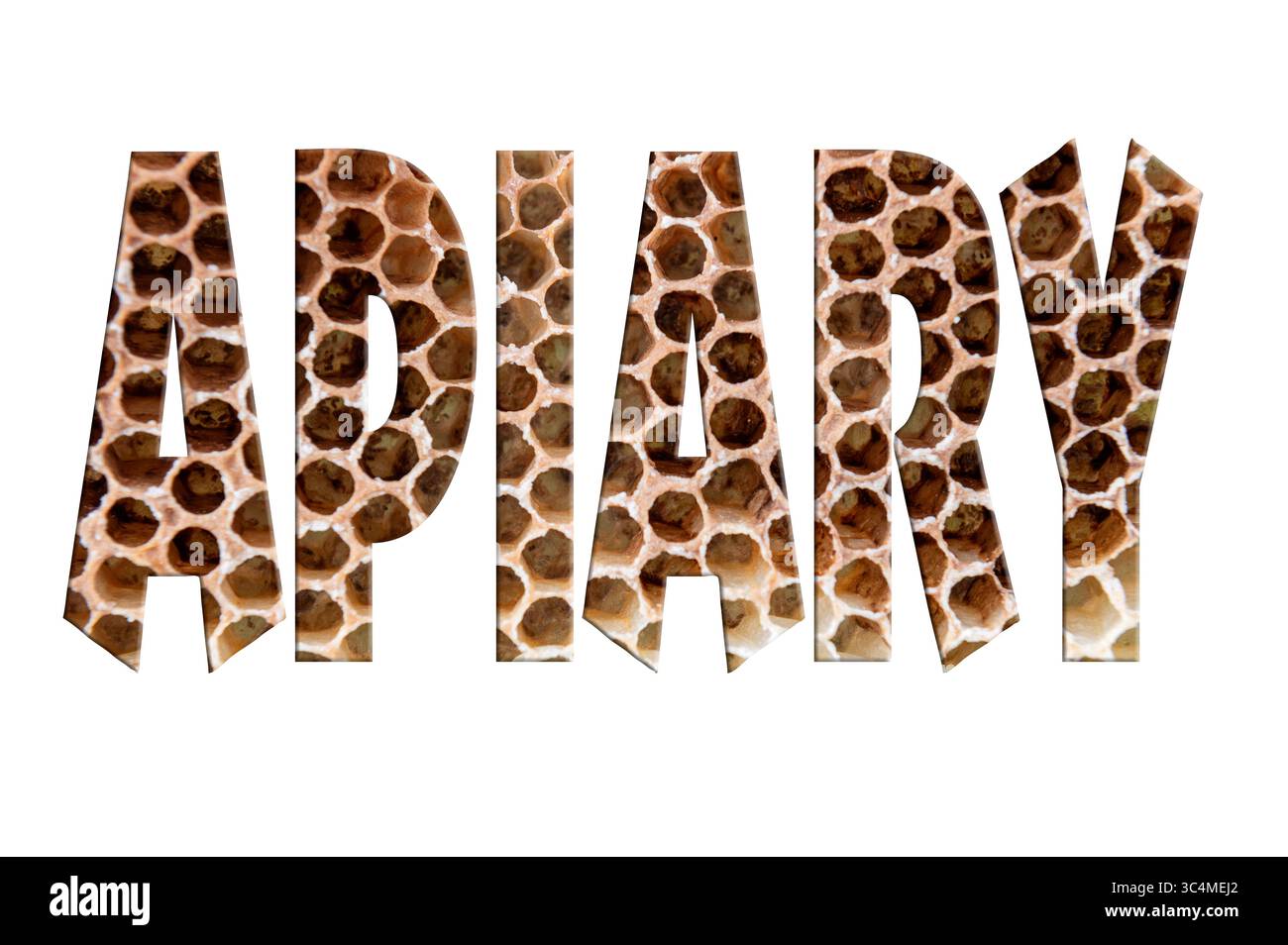 The word Apiary with an overlay of honeycomb. An apiarist is a ...