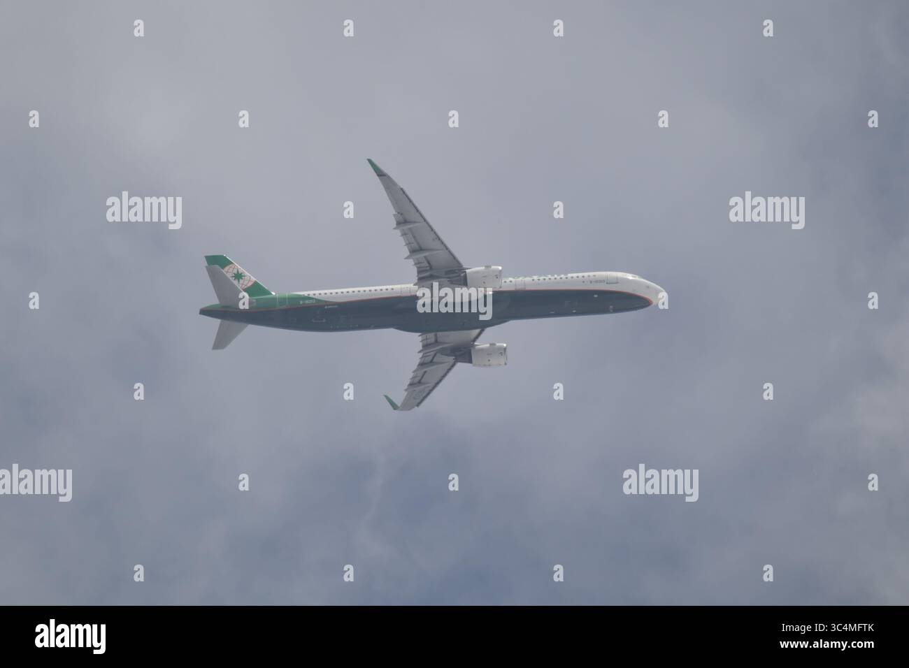 Chiangmai, Thailand - Auguest 17 2024: B-16213 Airbus A321 of EvaAir ...