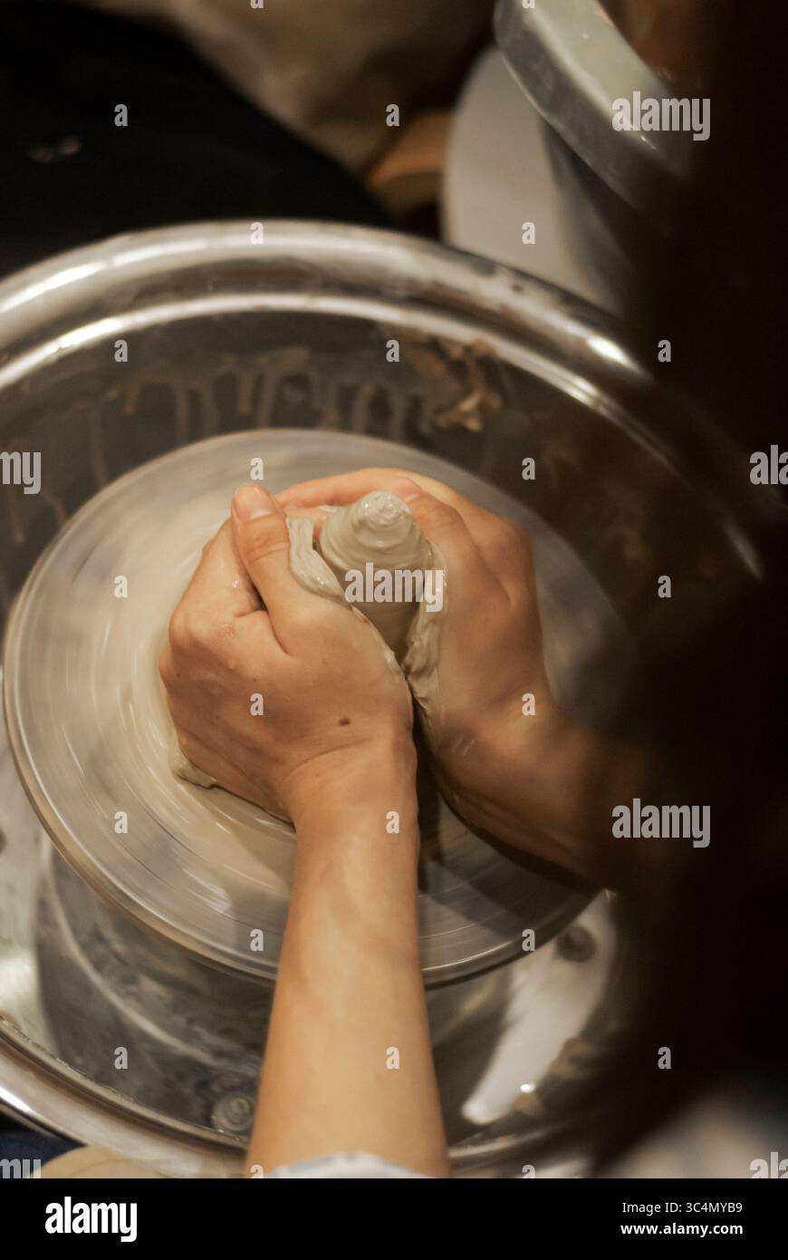 Hands crafting diy decor hi-res stock photography and images - Alamy