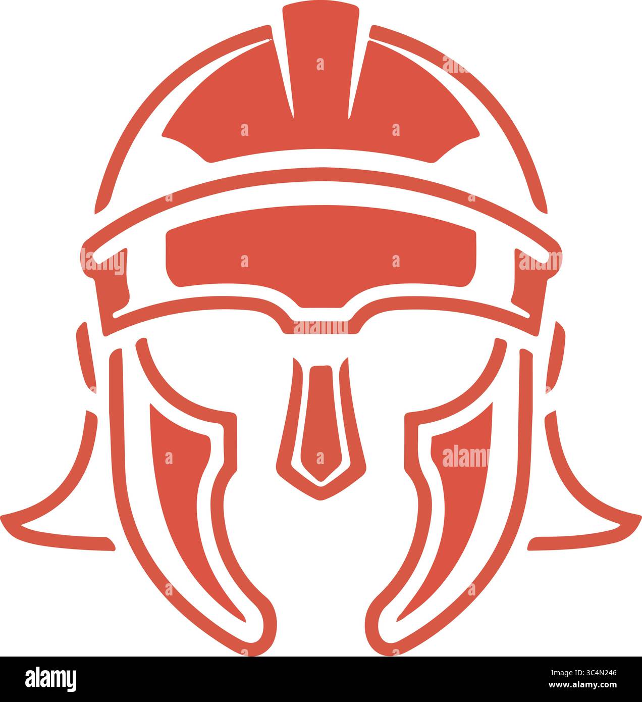 Minimalist logo design of a Roman soldier Stock Vector Image & Art - Alamy
