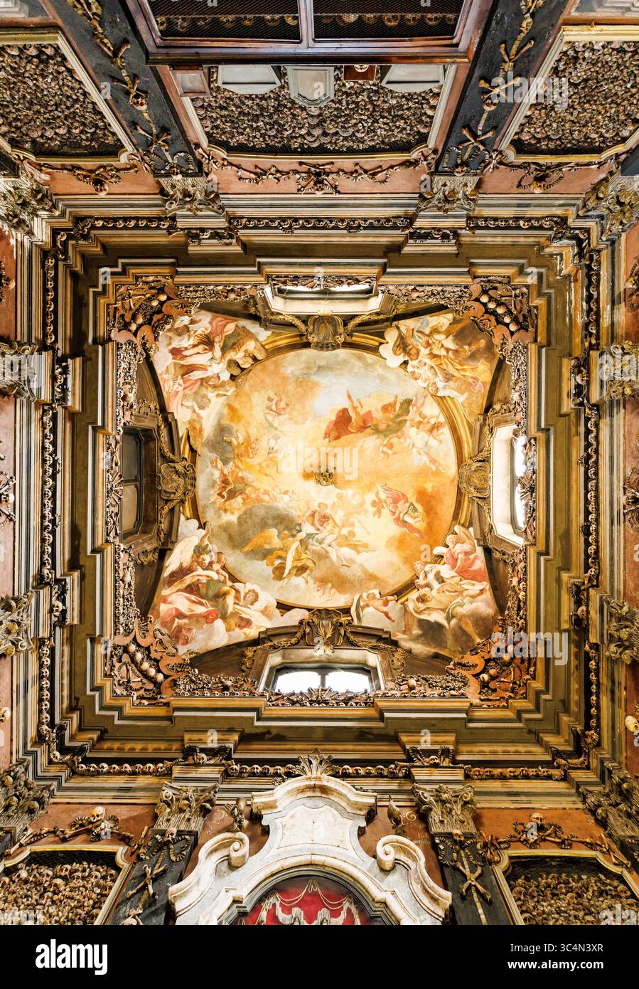 Historical fresco by the painter Sebastiano Ricci, in the vault of the ...