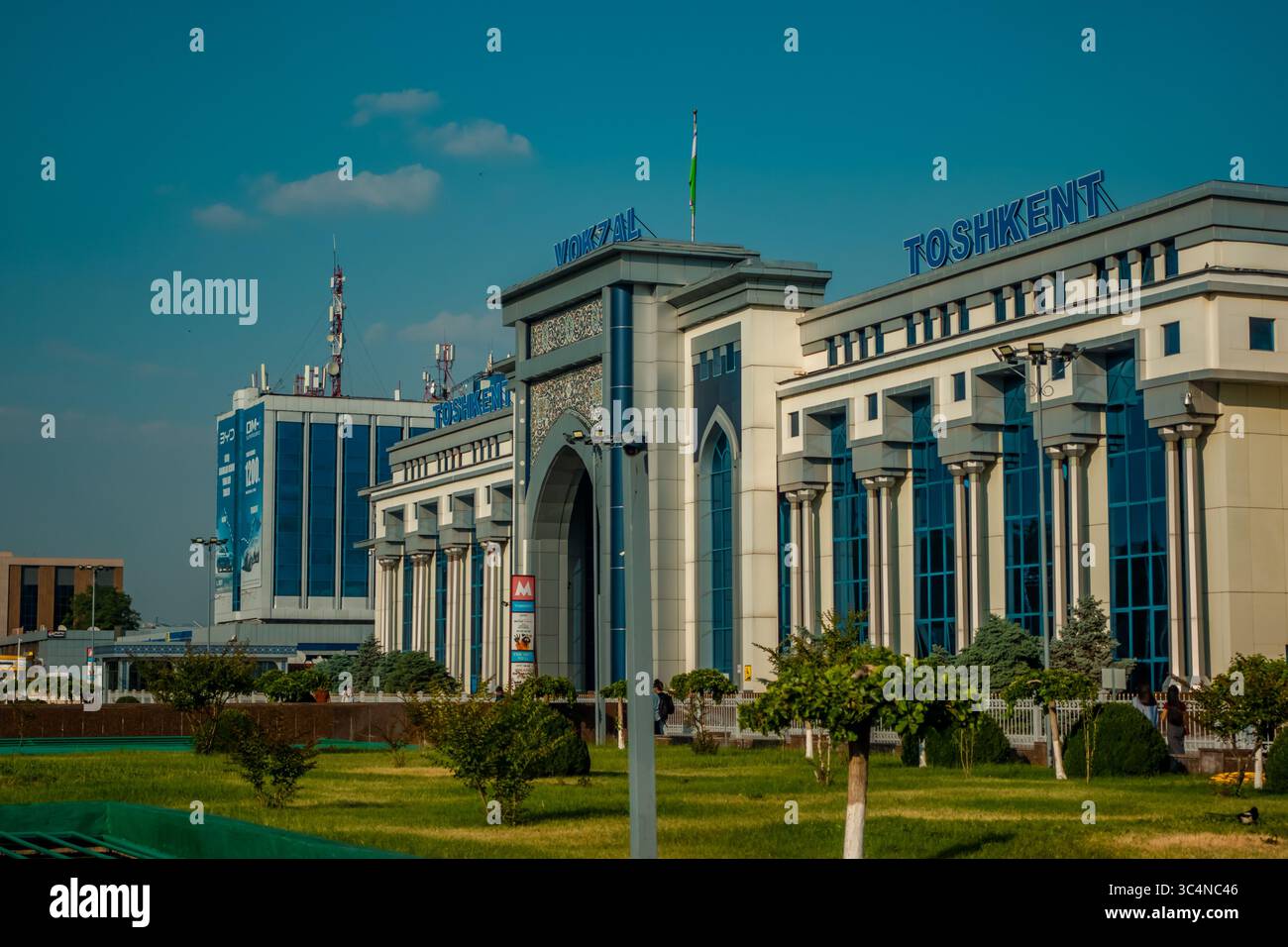 Tashkent Main (Northern) Railway Station in Tashkent, Uzbekistan Stock ...