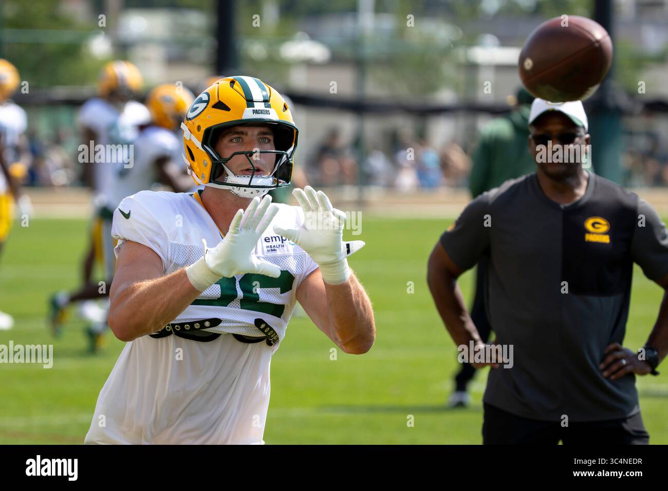 Green Bay Packers John FitzPatrick during an NFL practice Monday, July ...