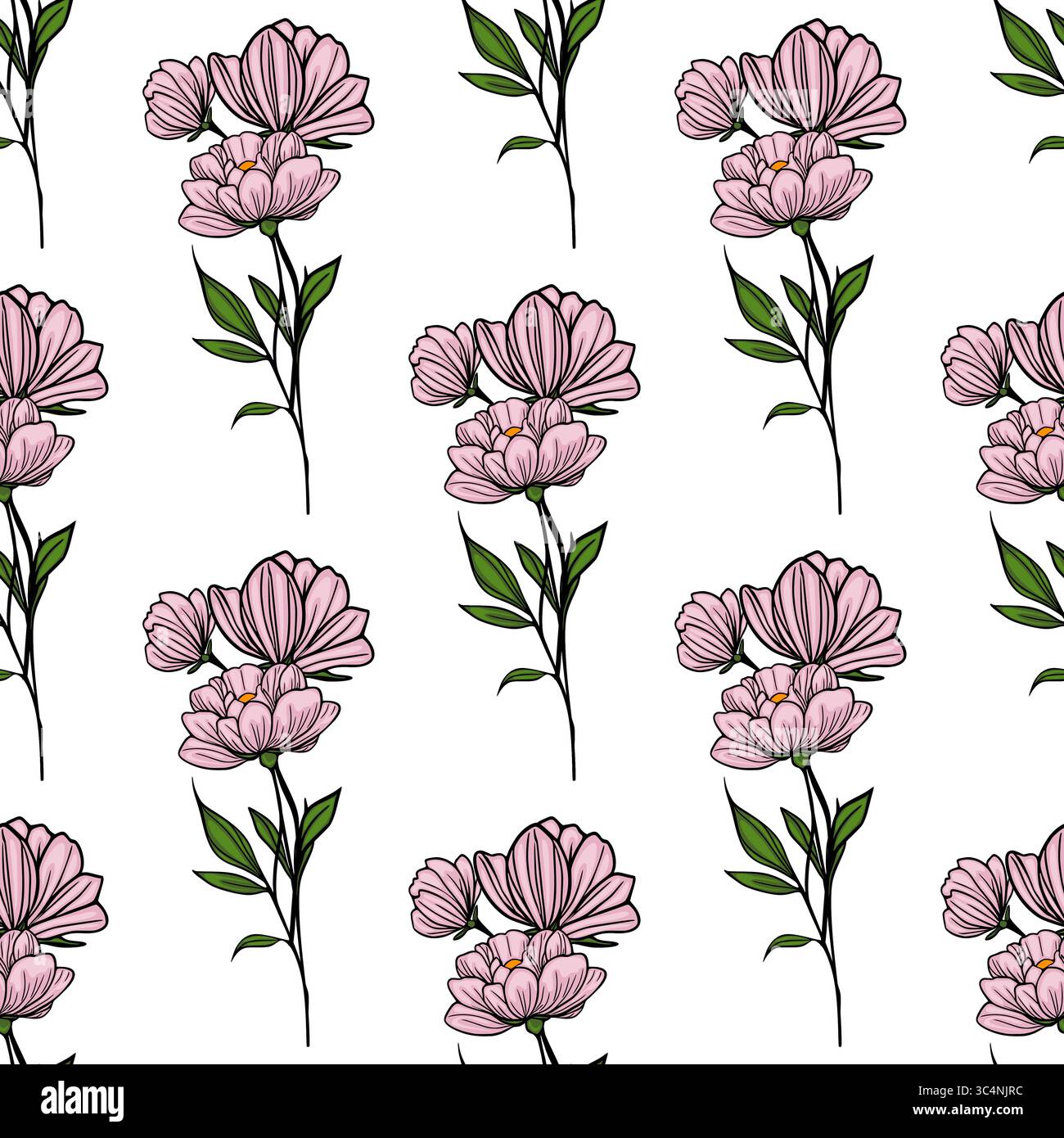 Cluster of delicate leaves Cut Out Stock Images & Pictures - Alamy