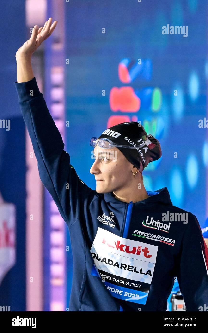 Simona Quadarella of Italy prepares to compete in the swimming 1500m ...