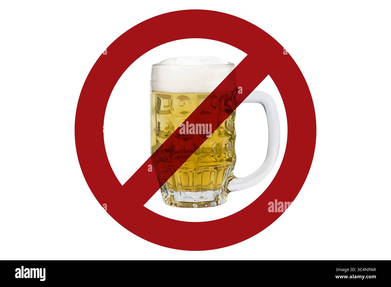 Prohibition on alcohol Cut Out Stock Images & Pictures - Alamy