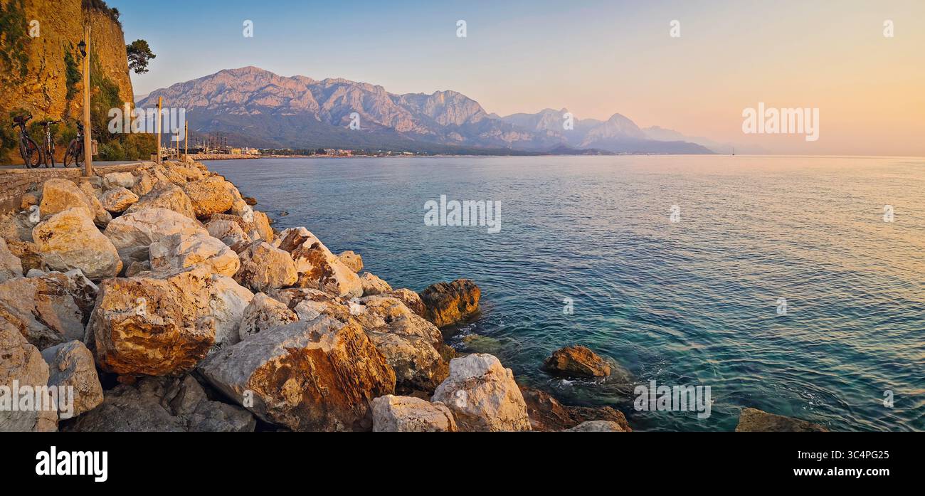 Dawn in city kemer turkey hi-res stock photography and images - Alamy