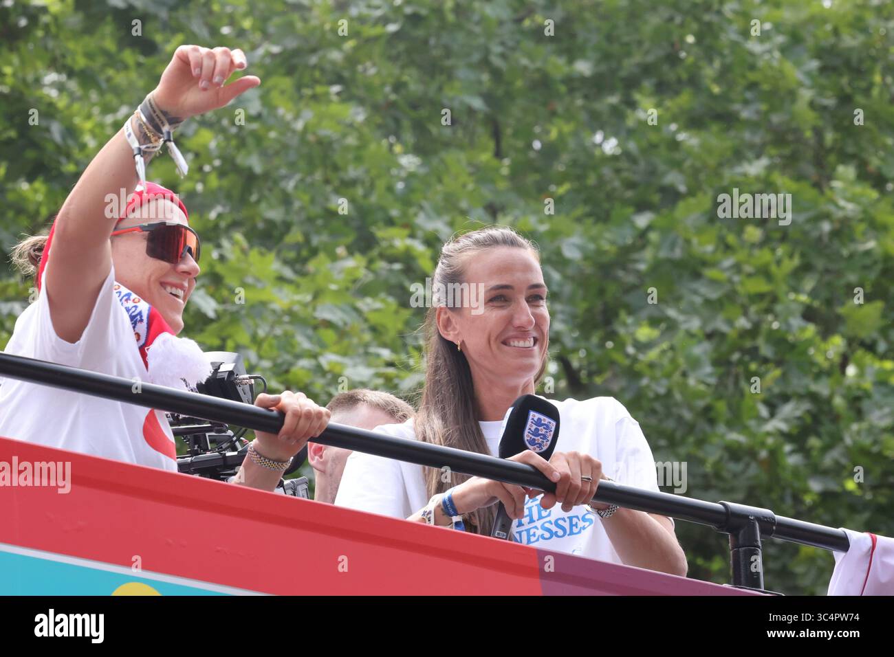 London, UK, 29th July 2025. England's Lionesses celebrated their Euros ...