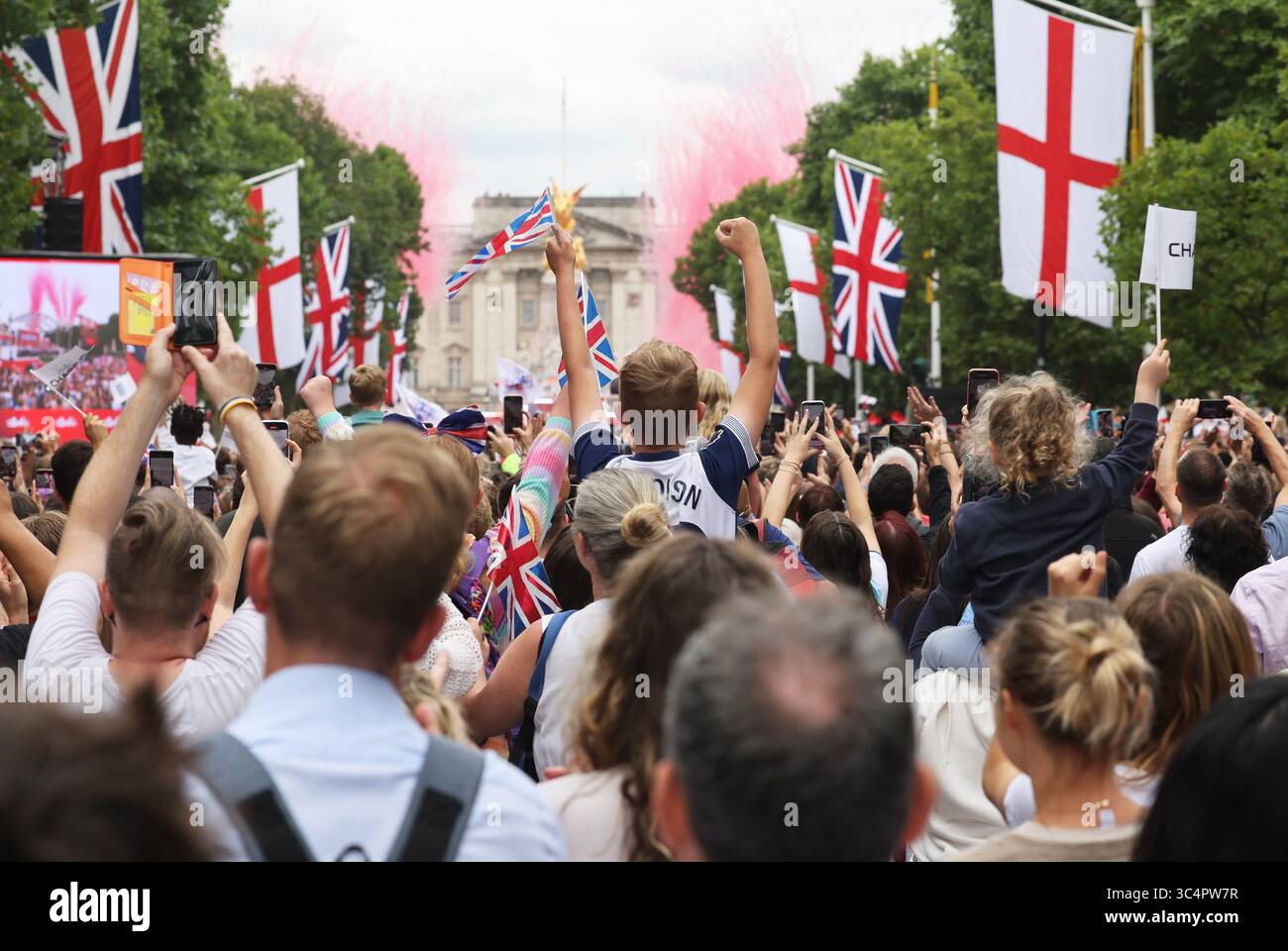 London, UK, 29th July 2025. England's Lionesses celebrated their Euros ...