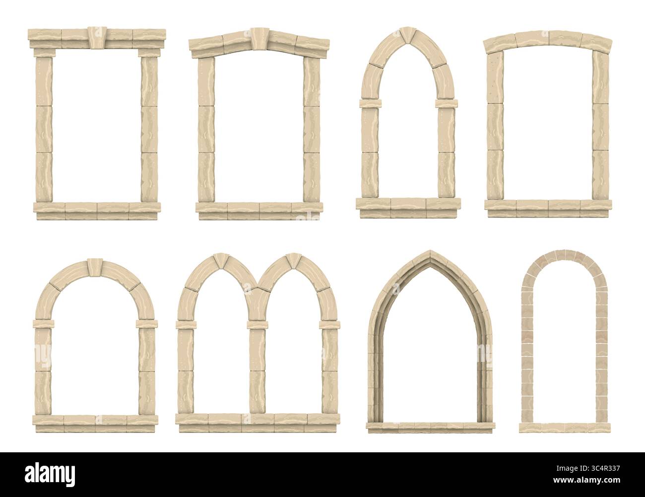 White masonry blocks Stock Vector Images - Alamy