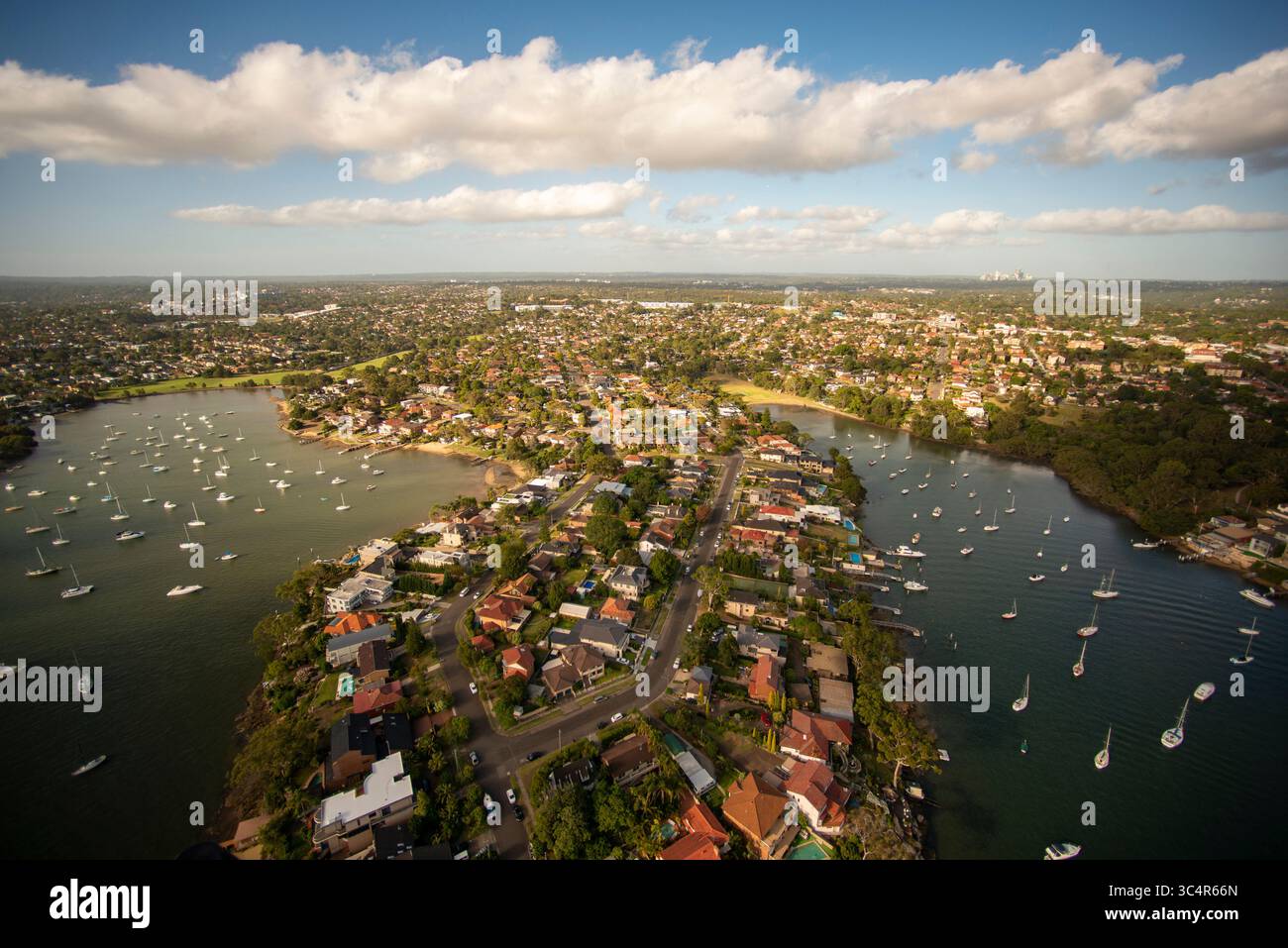 Aerial view of Sydney Harbour Stock Photo - Alamy
