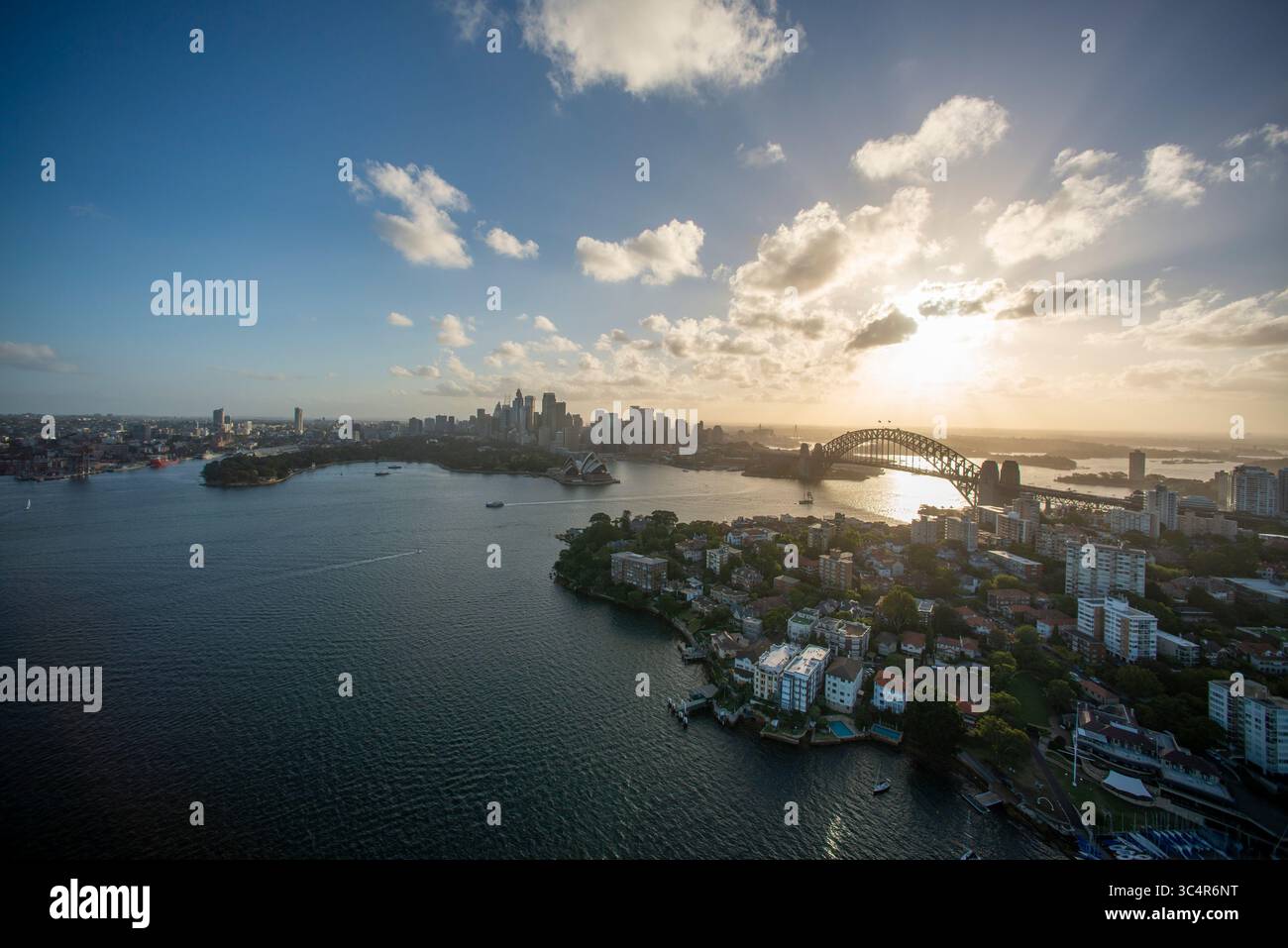 Aerial view of Sydney Harbour Stock Photo - Alamy