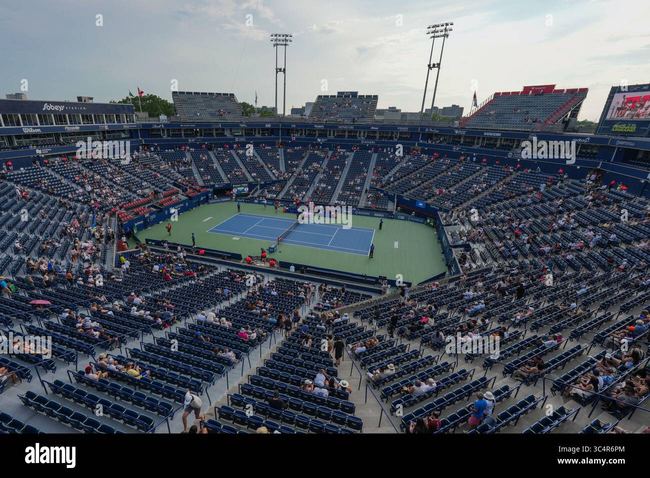 A general view of the centre court on day 3 of the ATP Masters 1000 ...