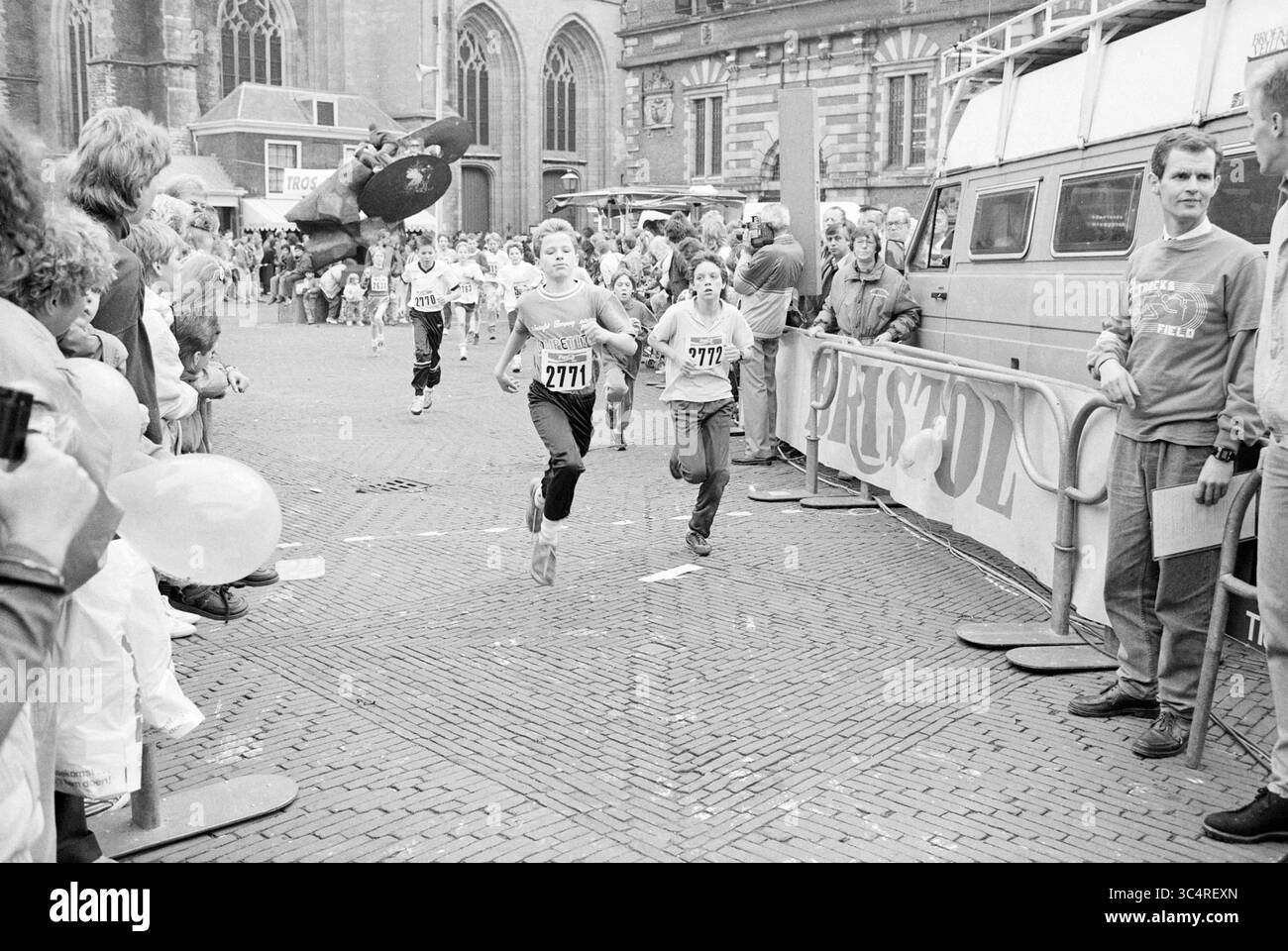 Start finish banner on Black and White Stock Photos & Images - Alamy
