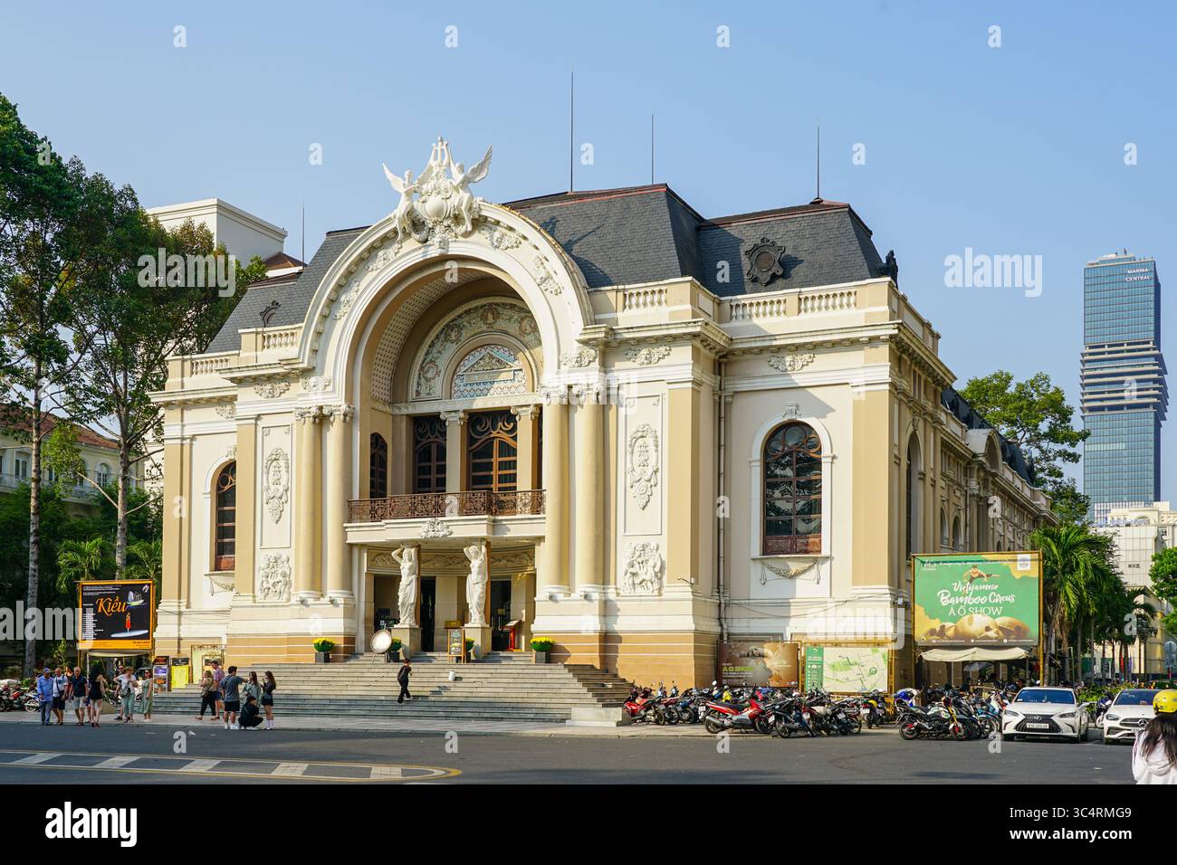 Ho Chi Minh City, Vietnam- March 26, 2025: The elegant Saigon Opera ...