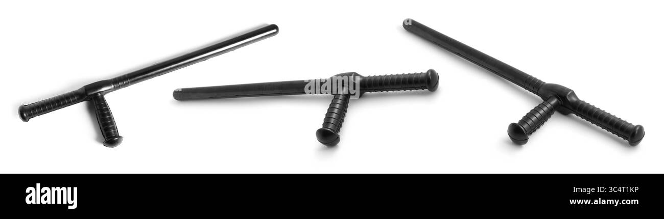 Baton self defense Black and White Stock Photos & Images - Alamy