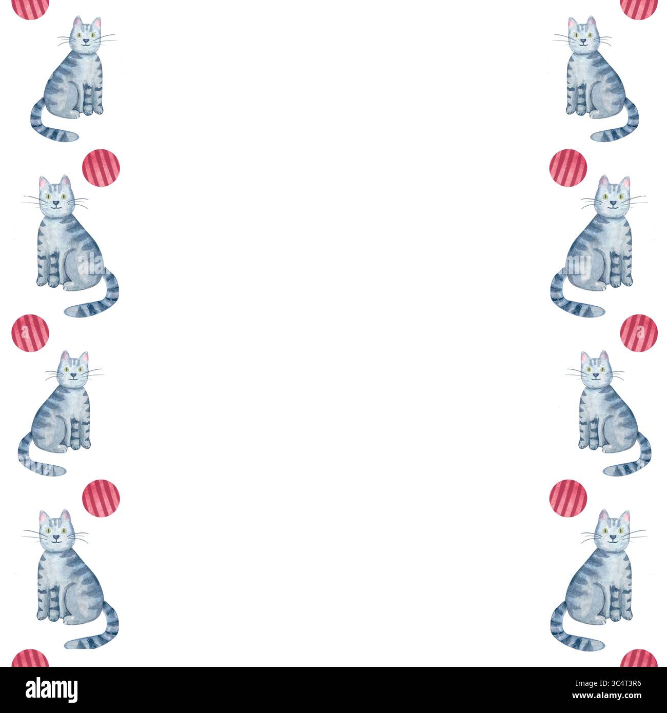 Hand paintedcat hi-res stock photography and images - Alamy