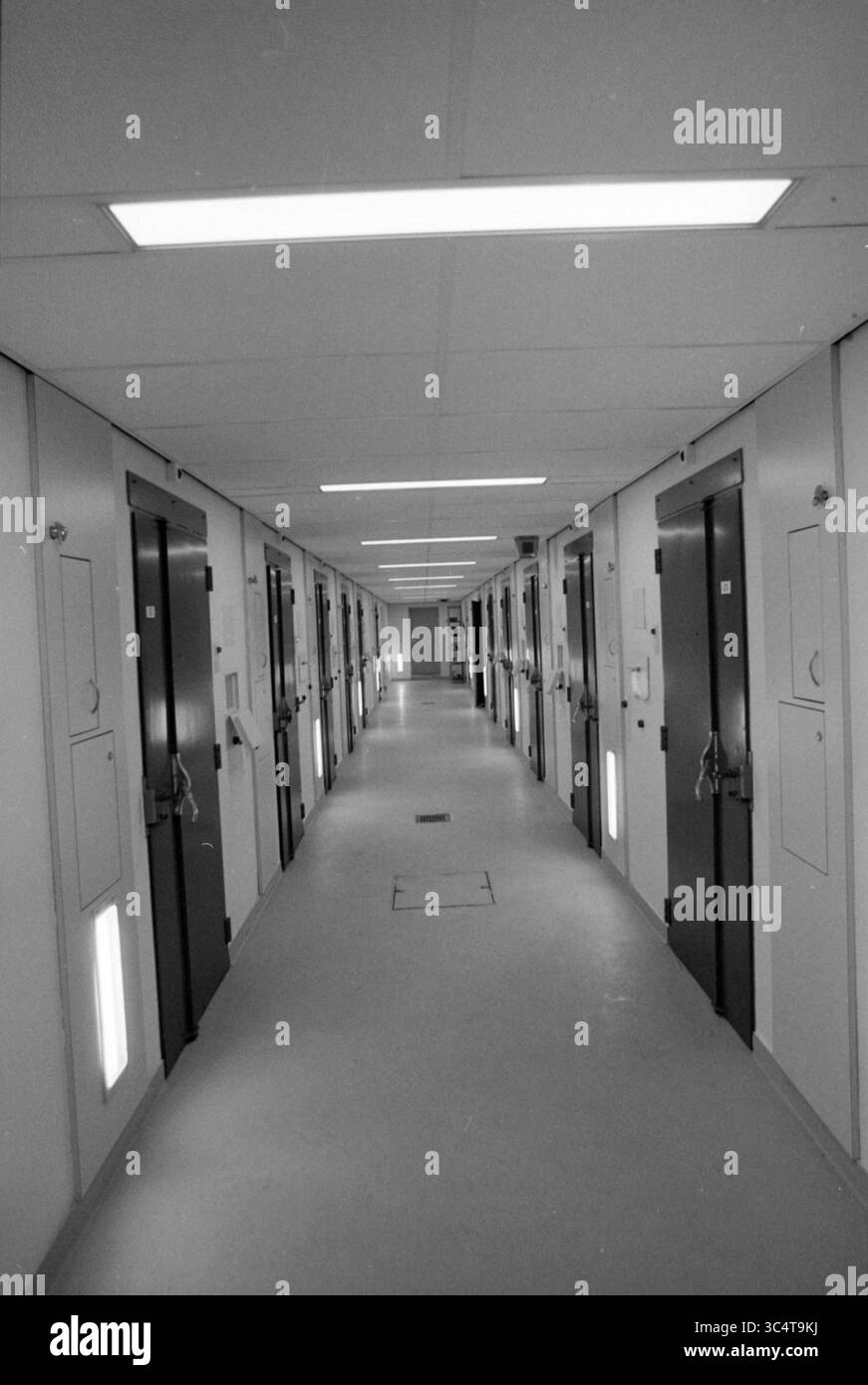 Police station cell block interior hi-res stock photography and images ...