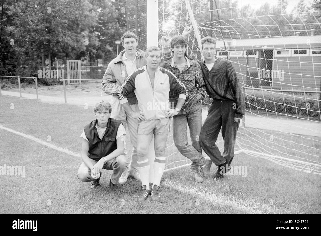 Goal sportswear Black and White Stock Photos & Images - Alamy