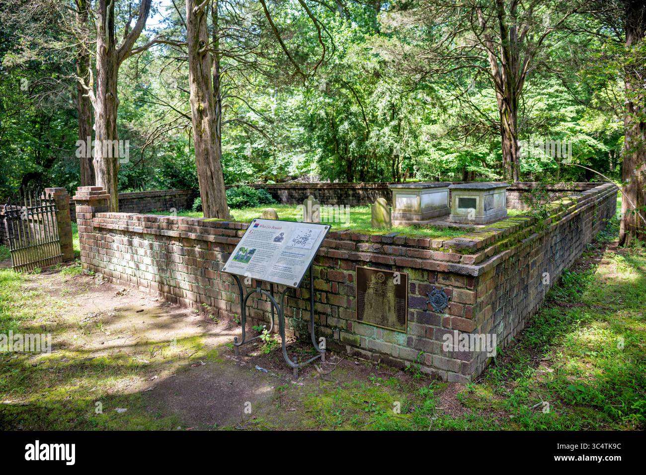 LORTON, Virginia — The Mason family cemetery at Gunston Hall is ...