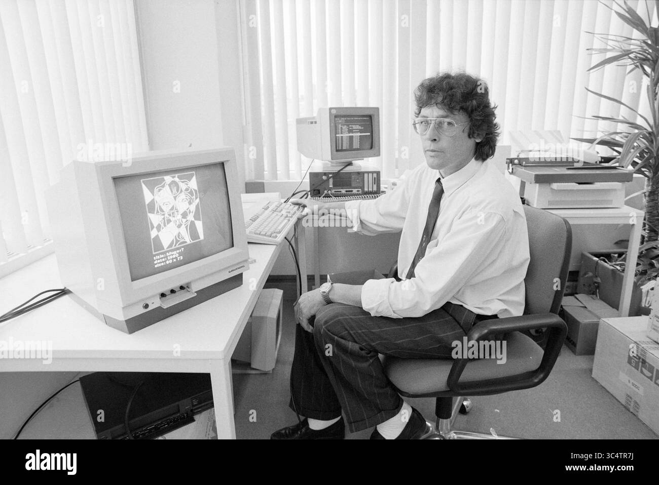 2000's computer Black and White Stock Photos & Images - Alamy