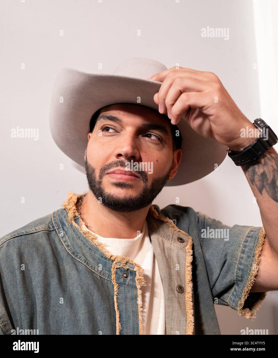 DORAL, FL - JULY 29: Singer Lukas Bloom poses during Univision’s “Despierta América morning show ...
