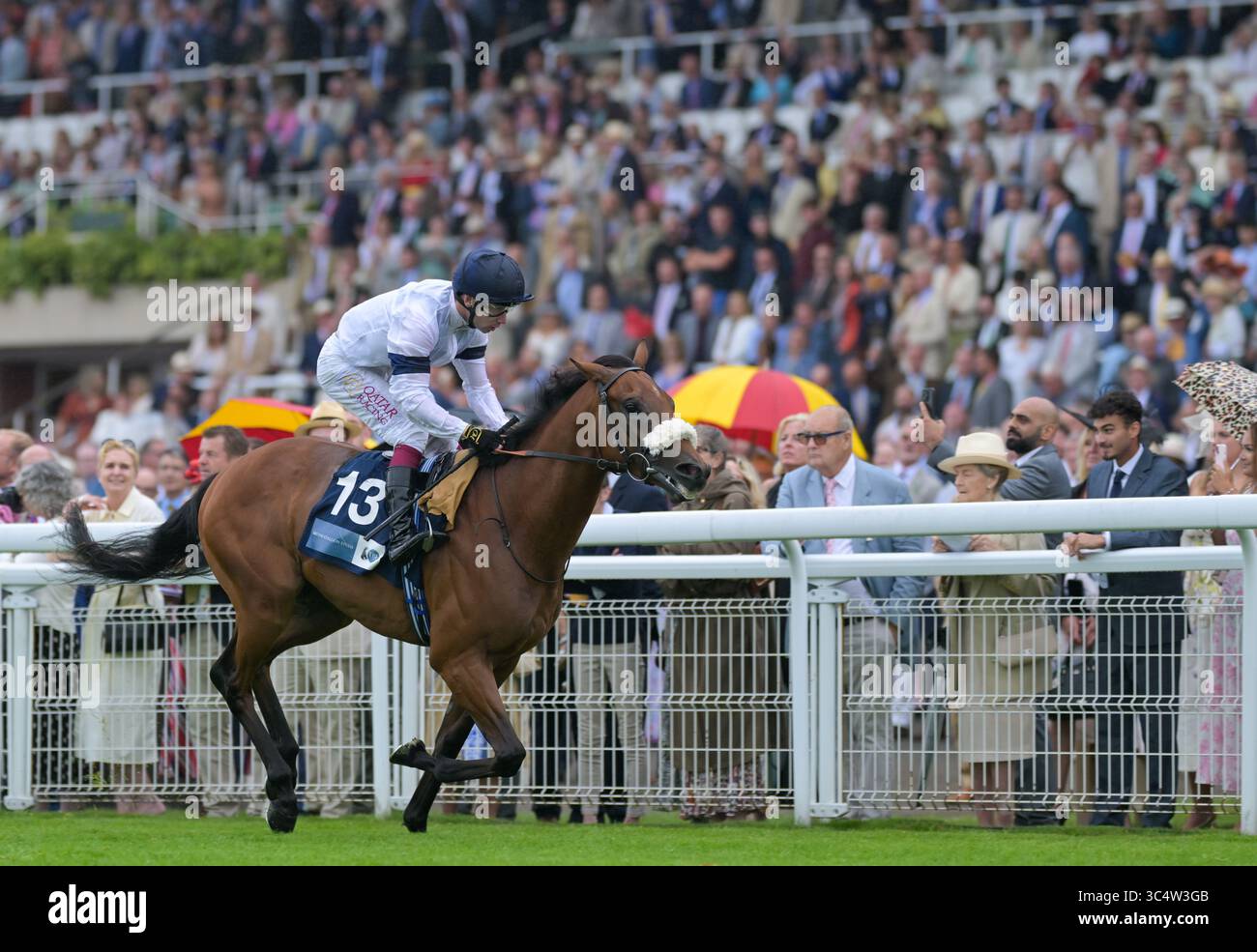 Goodwood, UK. 29 July, 2025. Stellar Sunrise ridden by Oisin Murphy and ...